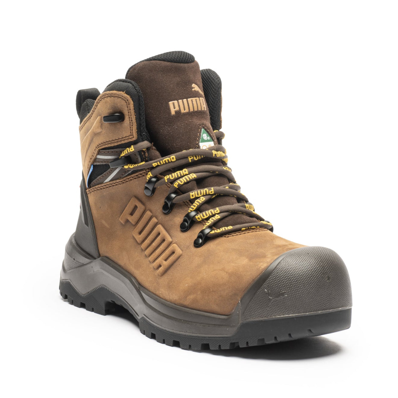 Puma Iron Brown Men's 6" Waterproof Composite Toe Work Boots 632713 ...