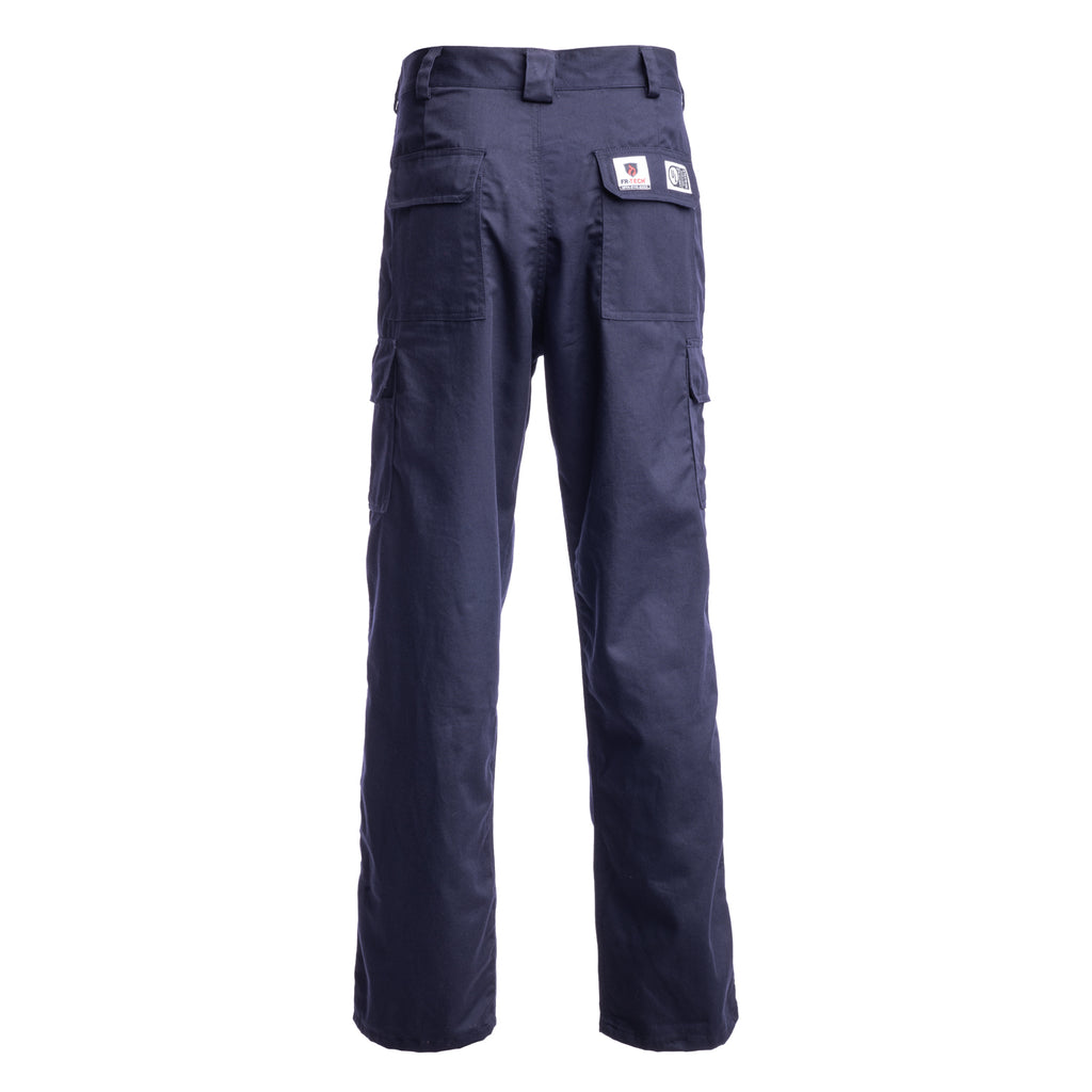 FR-Tech® 88/12 - Arc Rated 7 oz Safety Navy Cargo Work Pants - FR-7762 ...