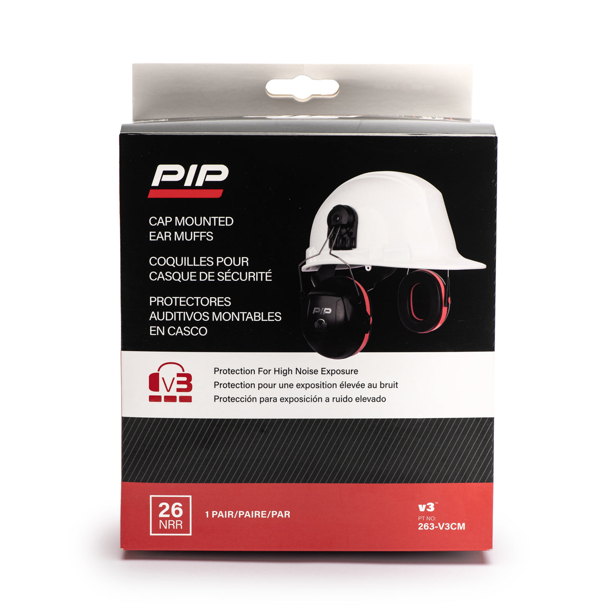 Cap Mounted Passive Earmuff - NP263-V3CM – Mister Safety Shoes Inc