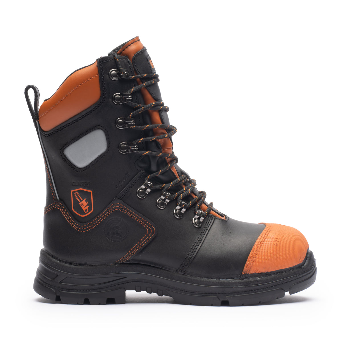 Battler Unisex 8" Composite Toe Chainsaw Safety Work Boots S24005 - Li ...
