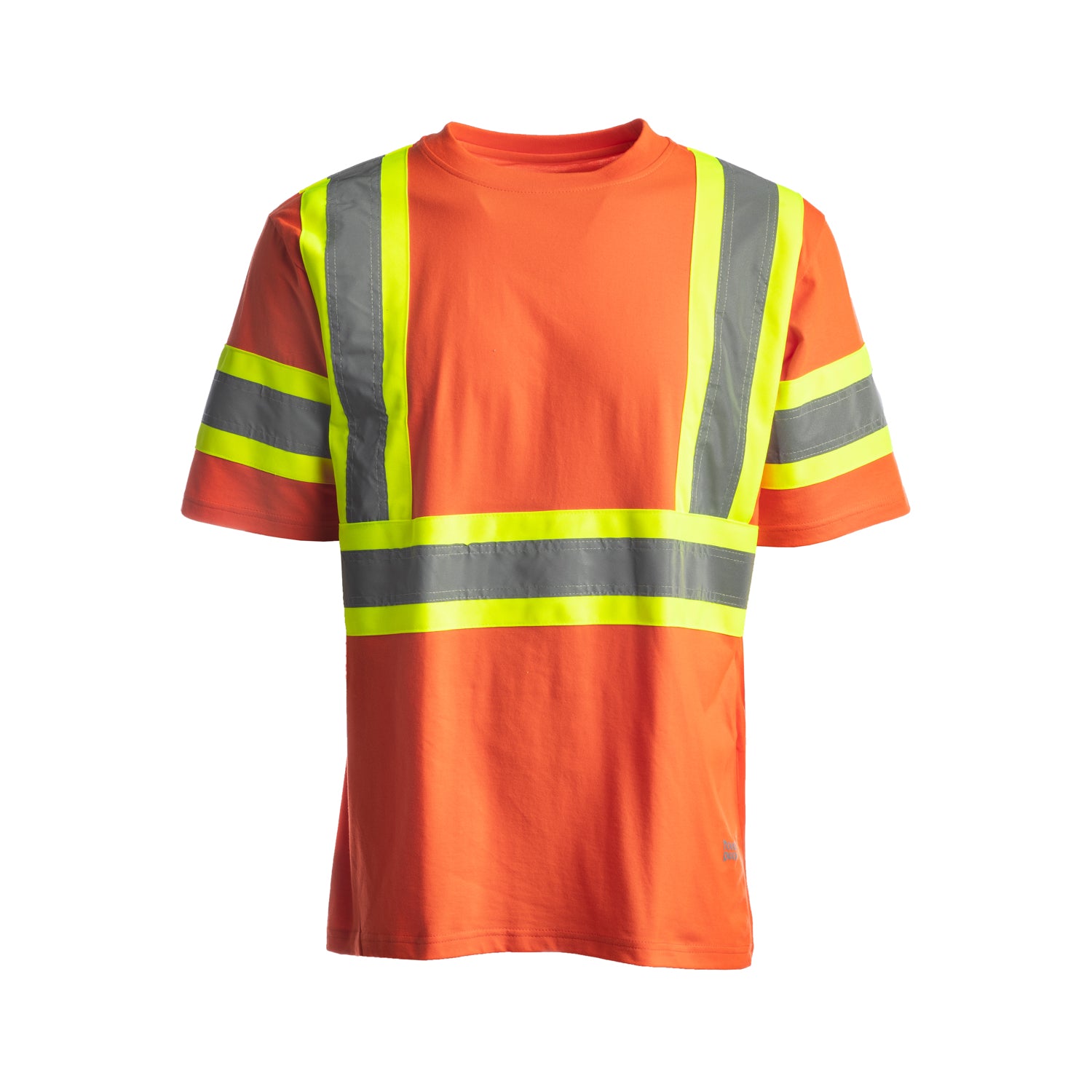 Short Sleeve Hi-Vis Orange Safety T-Shirt - ST11HVO – Mister Safety ...