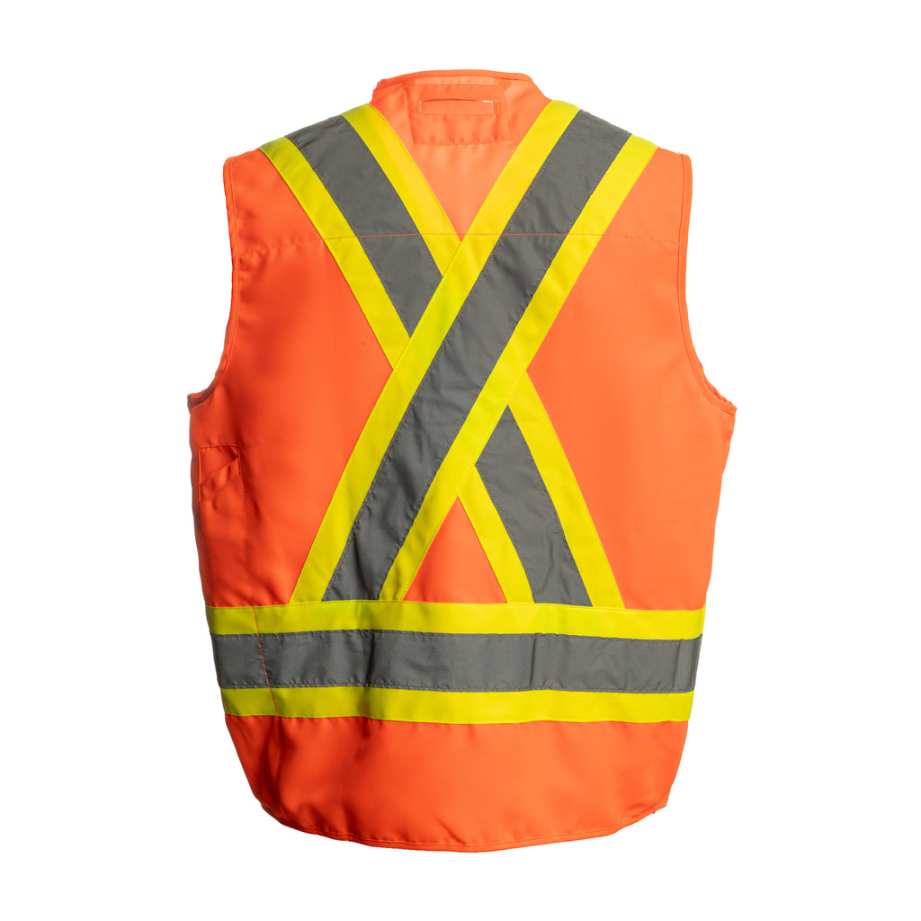 Delux Surveyor Hi-Vis Vest - TV20HVO – Mister Safety Shoes Inc