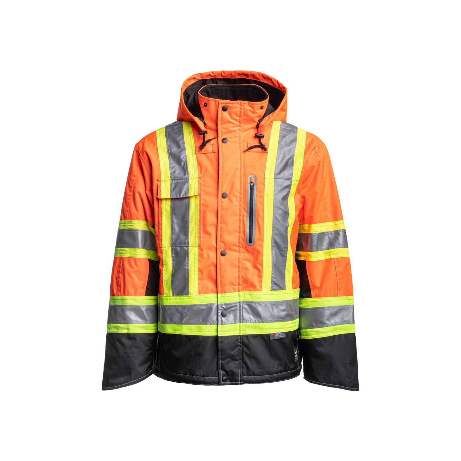 Hi-Vis Orange Fleece-Lined Jacket - S245HVO – Mister Safety Shoes Inc