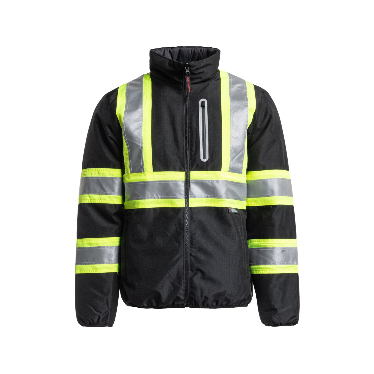 Reversible Hi-Vis Jacket - Black SJ27 – Mister Safety Shoes Inc