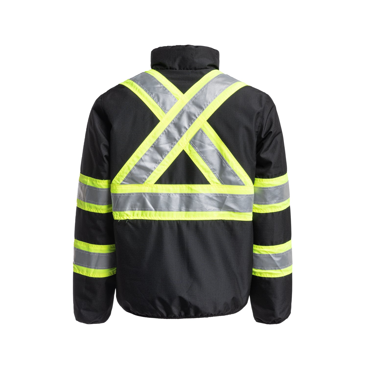 Reversible Hi-Vis Jacket - Black SJ27 – Mister Safety Shoes Inc